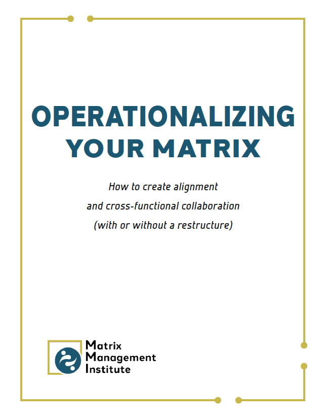 Guides & White Papers | Matrix Management Institute